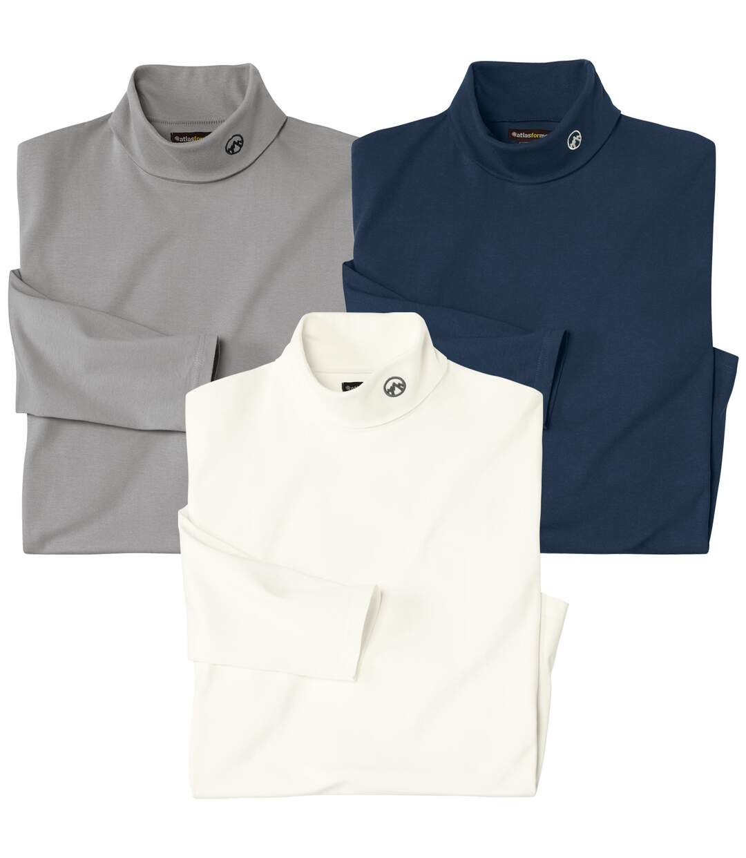 Lot de 3 Sous-Pulls Col Roulé | Atlas For Men