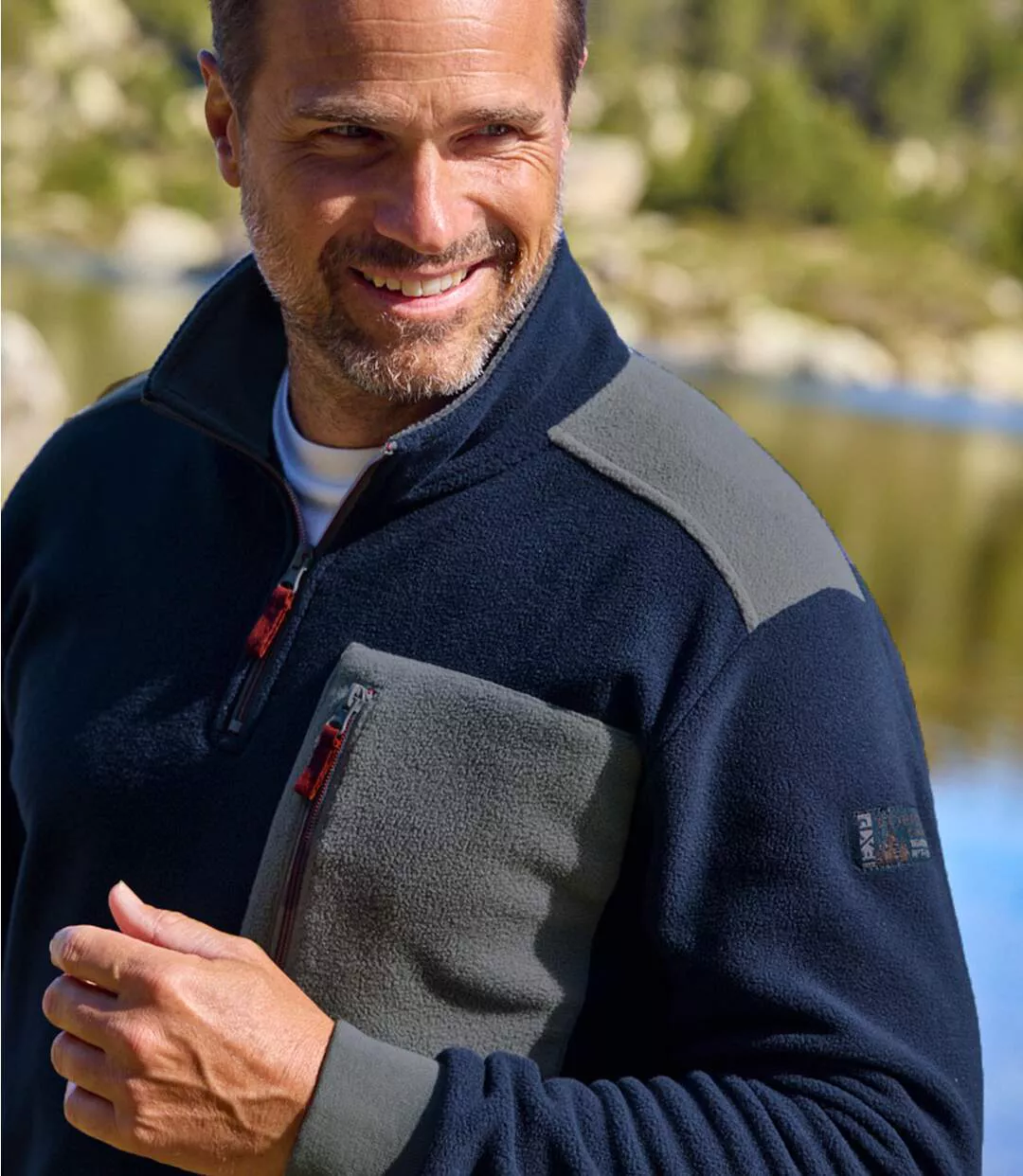 Sweat Polaire Col Zippé Outdoor | Atlas For Men