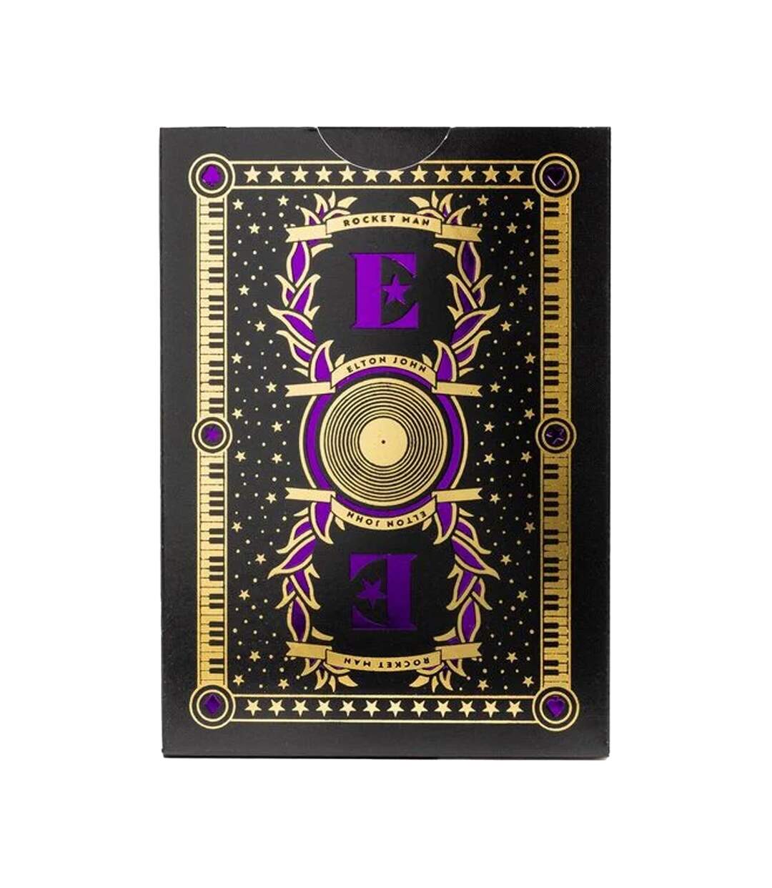 Pack Of 5 Bicycle Playing Card Deck 6 One Size Black Gold Purple Elton ...