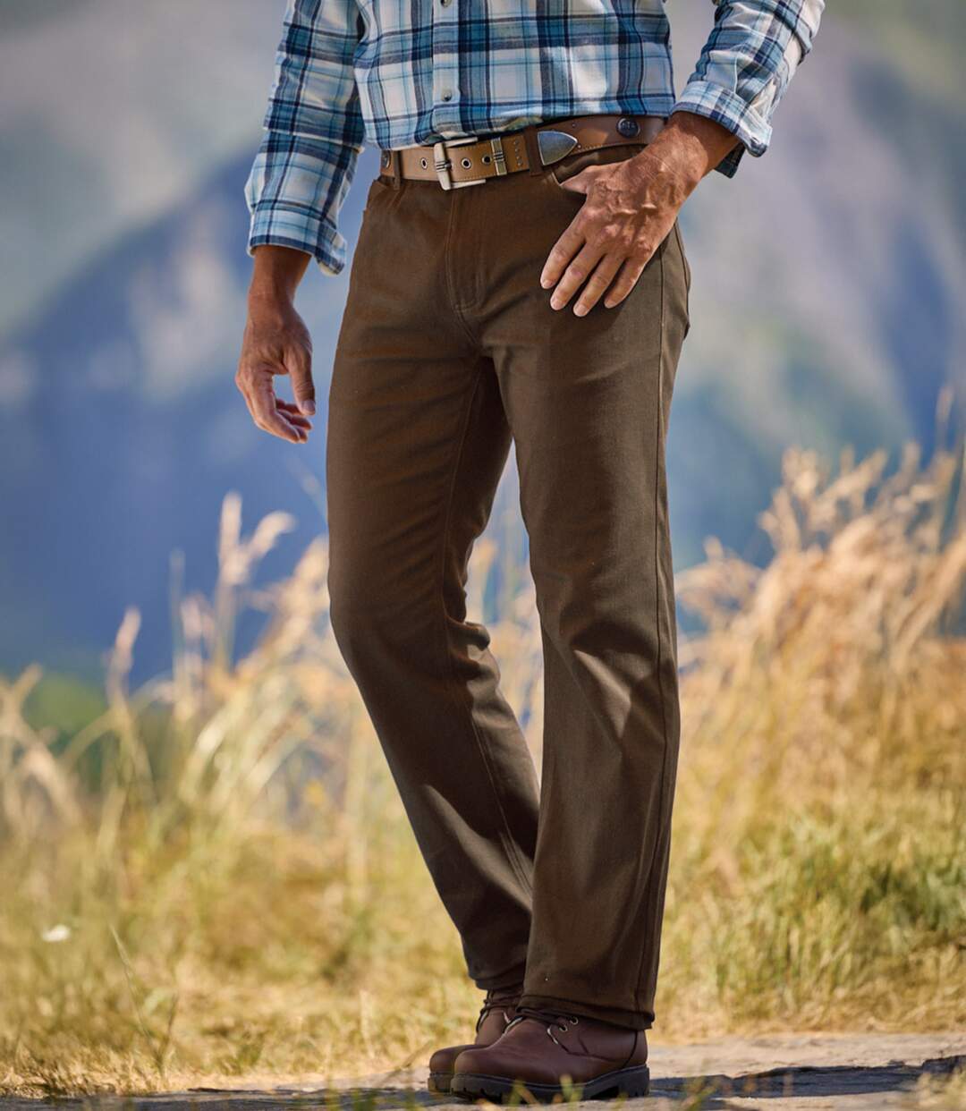 Pantalon Regular Twill Stretch Confort | Atlas For Men