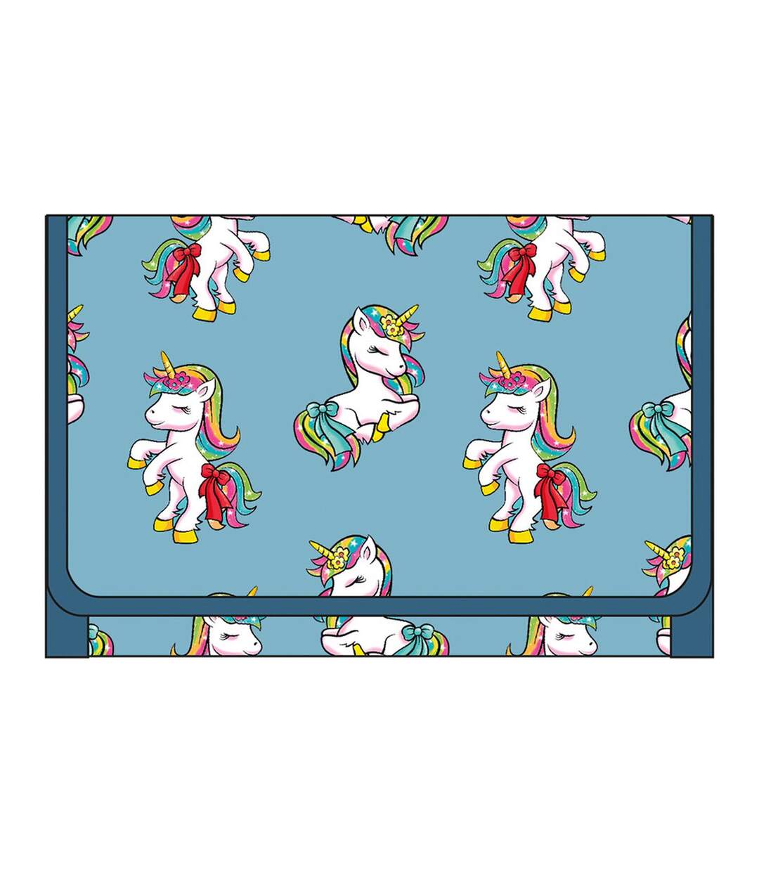 Unicorn Polyester Wallet One Size Blue Bagoose | Atlas For Men