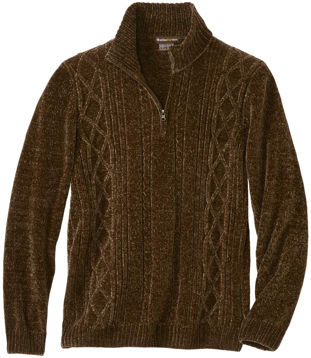 Men's Brown Chenille Jumper | Atlas For Men