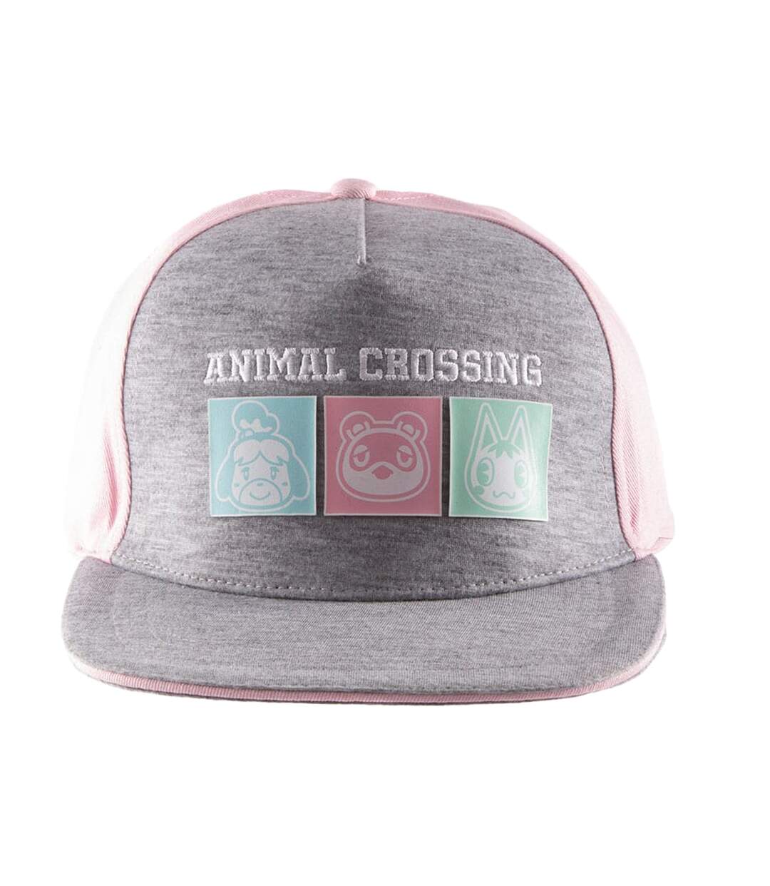 Pastel Square Baseball Cap Grey Animal Crossing | Atlas For Men