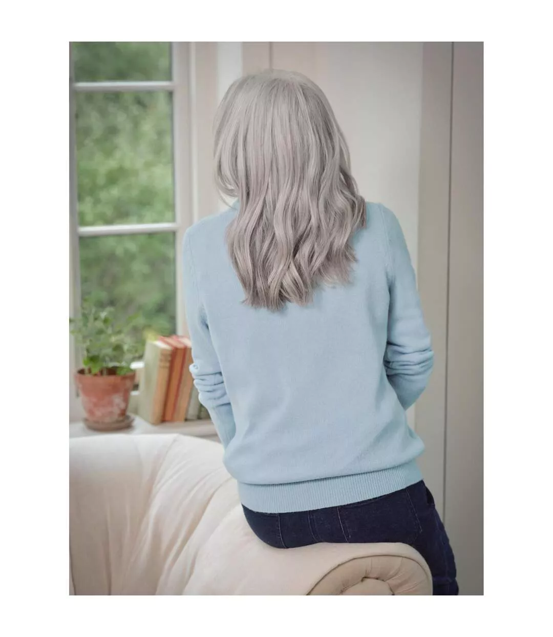 Pulls femme WoolOvers - Bleu, 59€99