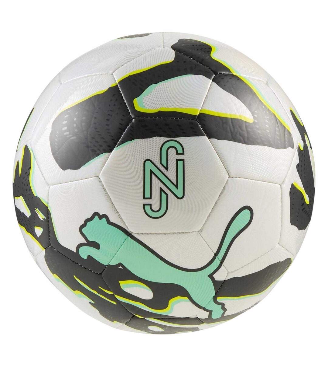 Neymar Jr Abstract Football 5 White Black Puma | Atlas For Men