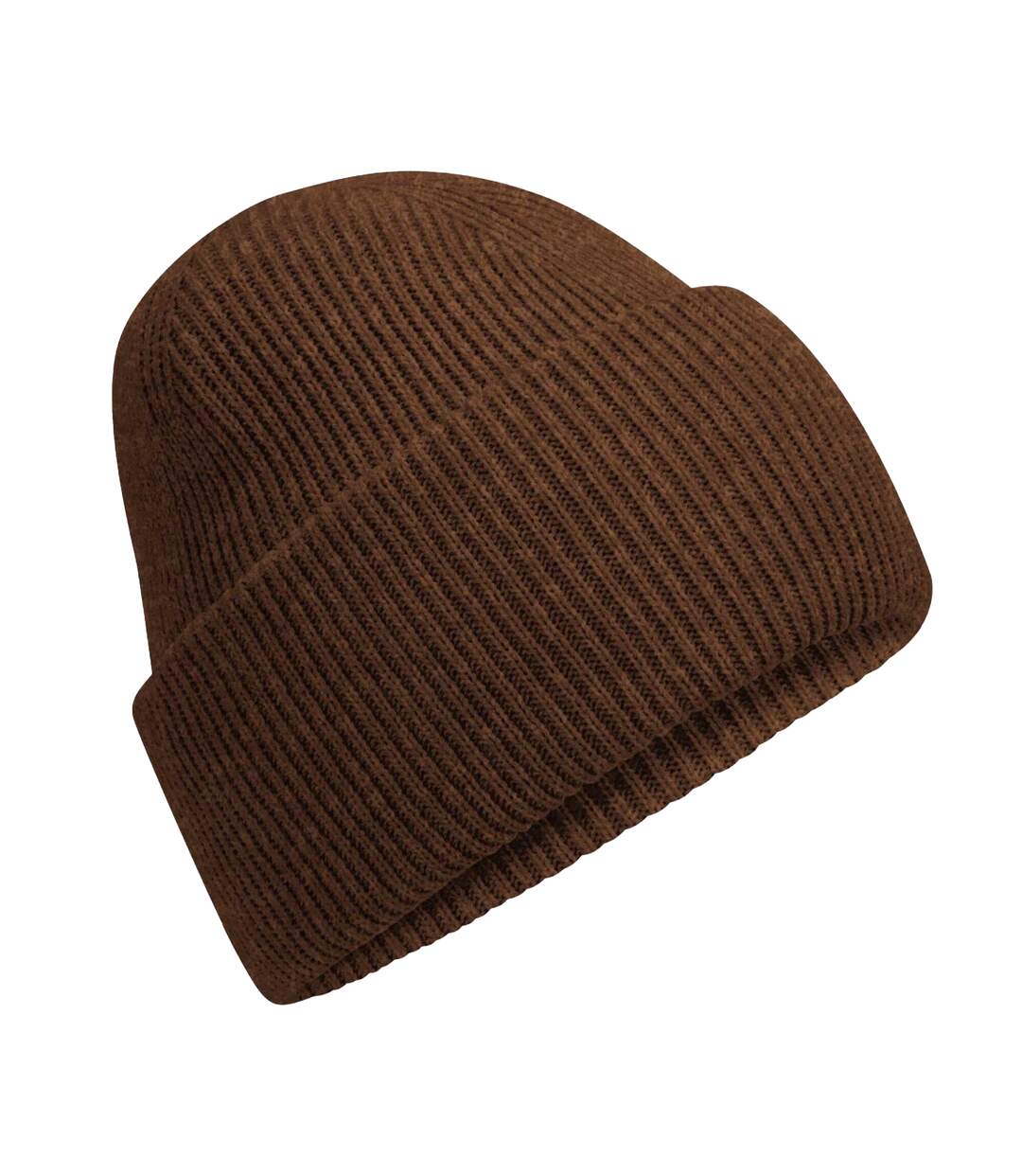Unisex Adult Classic Deep Cuffed Beanie Walnut Beechfield | Atlas For Men