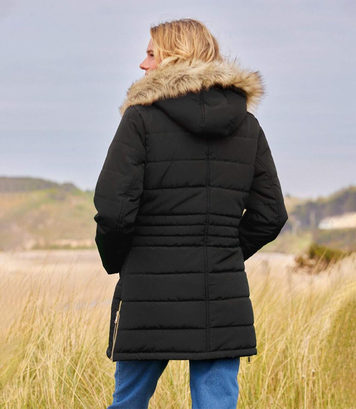 Women's Winter Chill Padded Jacket - Black | Atlas For Men