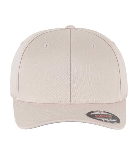 Unisex Adult Wooly Combed Baseball Cap Stone Flexfit | Atlas For Men