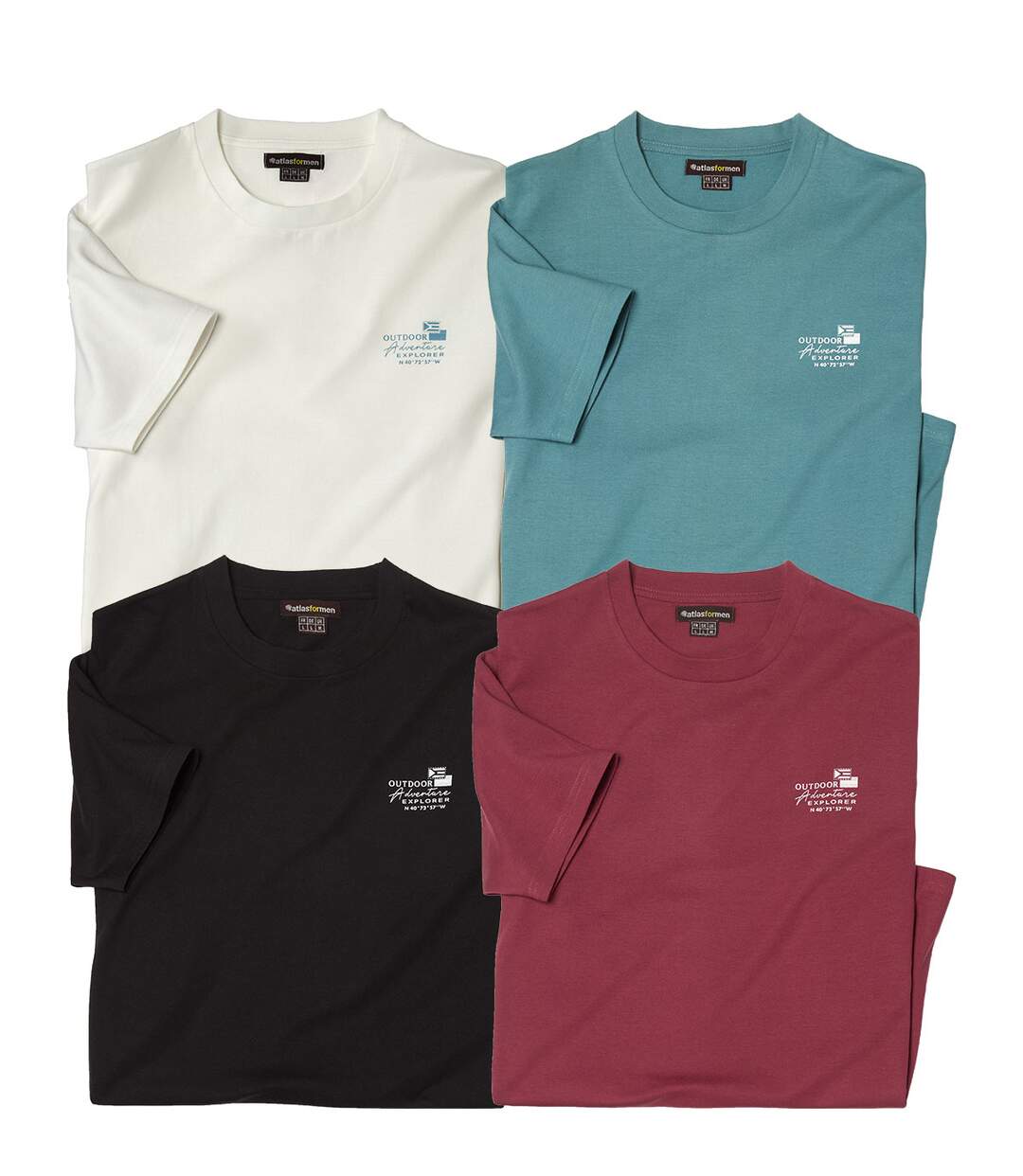 Le Lot de 4 Tee-Shirts Expedition | Atlas For Men