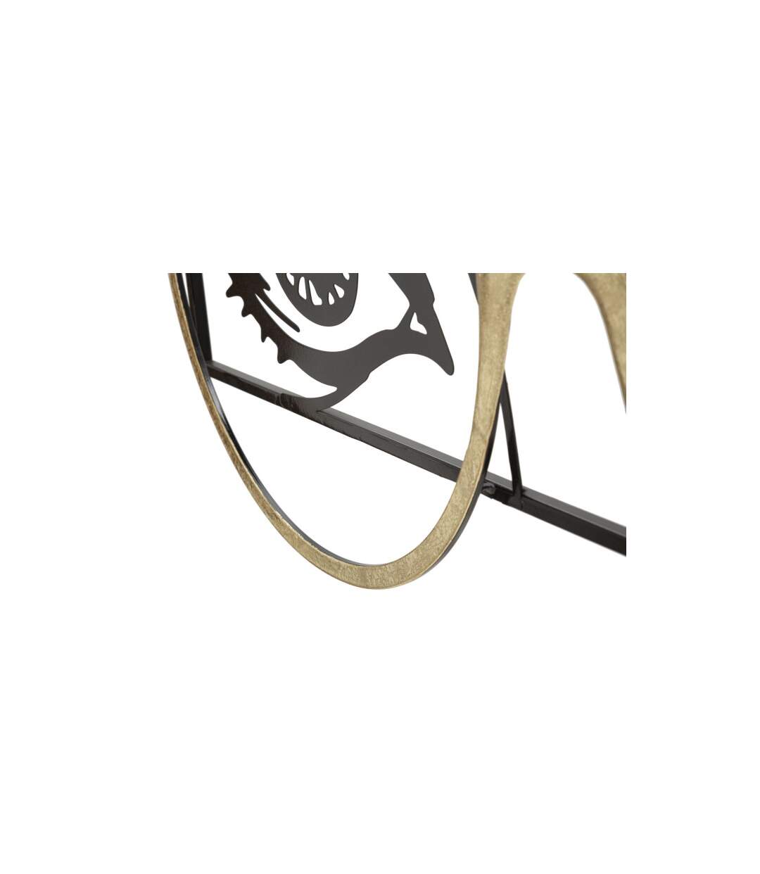 Décoration Murale Encadrée en Métal Eyewear 89cm Noir & Or | Atlas For Men