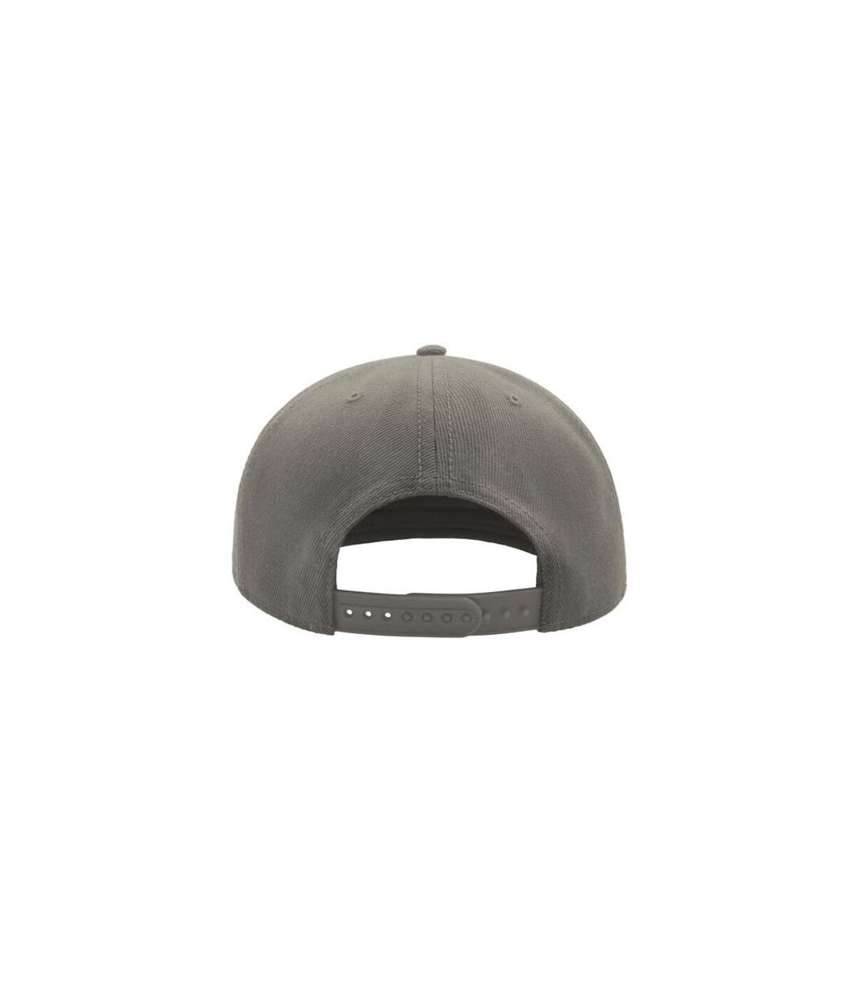 Atlantis Snap Back Flat Visor 6 Panel Cap (Grey) - UTAB213 | Atlas For Men