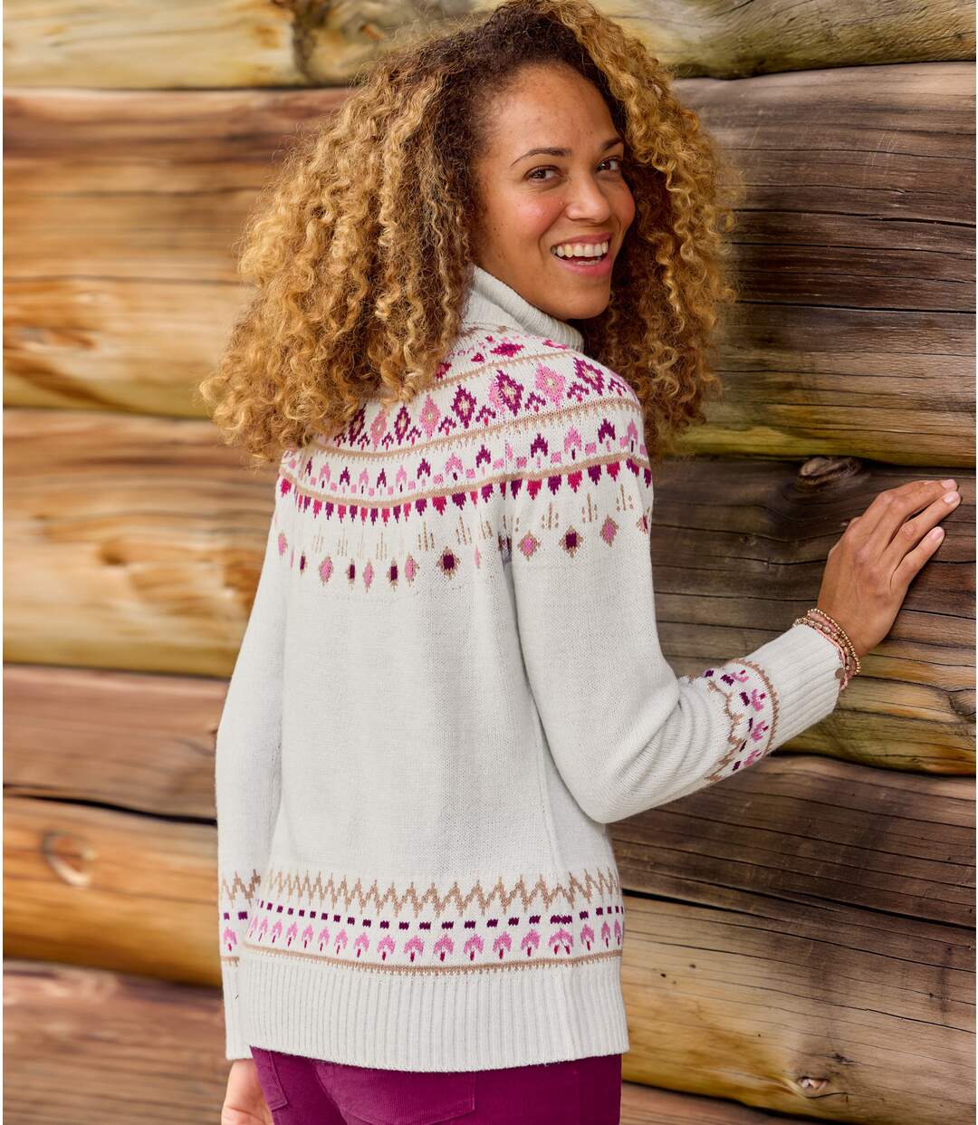 Women's Grey Roll-Neck Jumper | Atlas For Men
