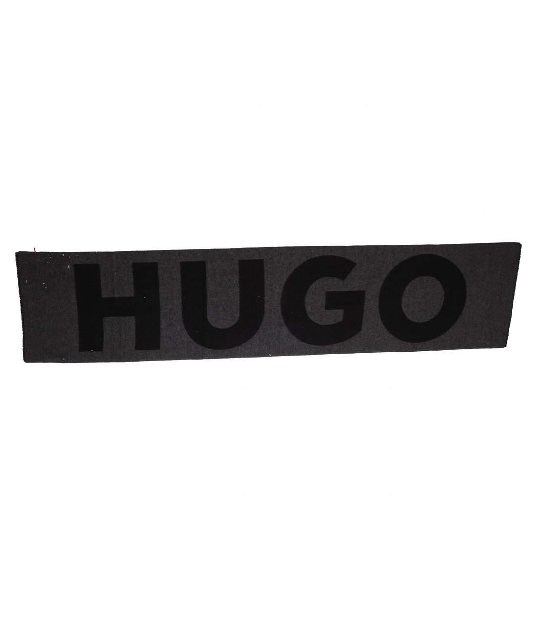 Unisex Adult Stacked Logo Scarf One Size Grey Hugo | Atlas For Men