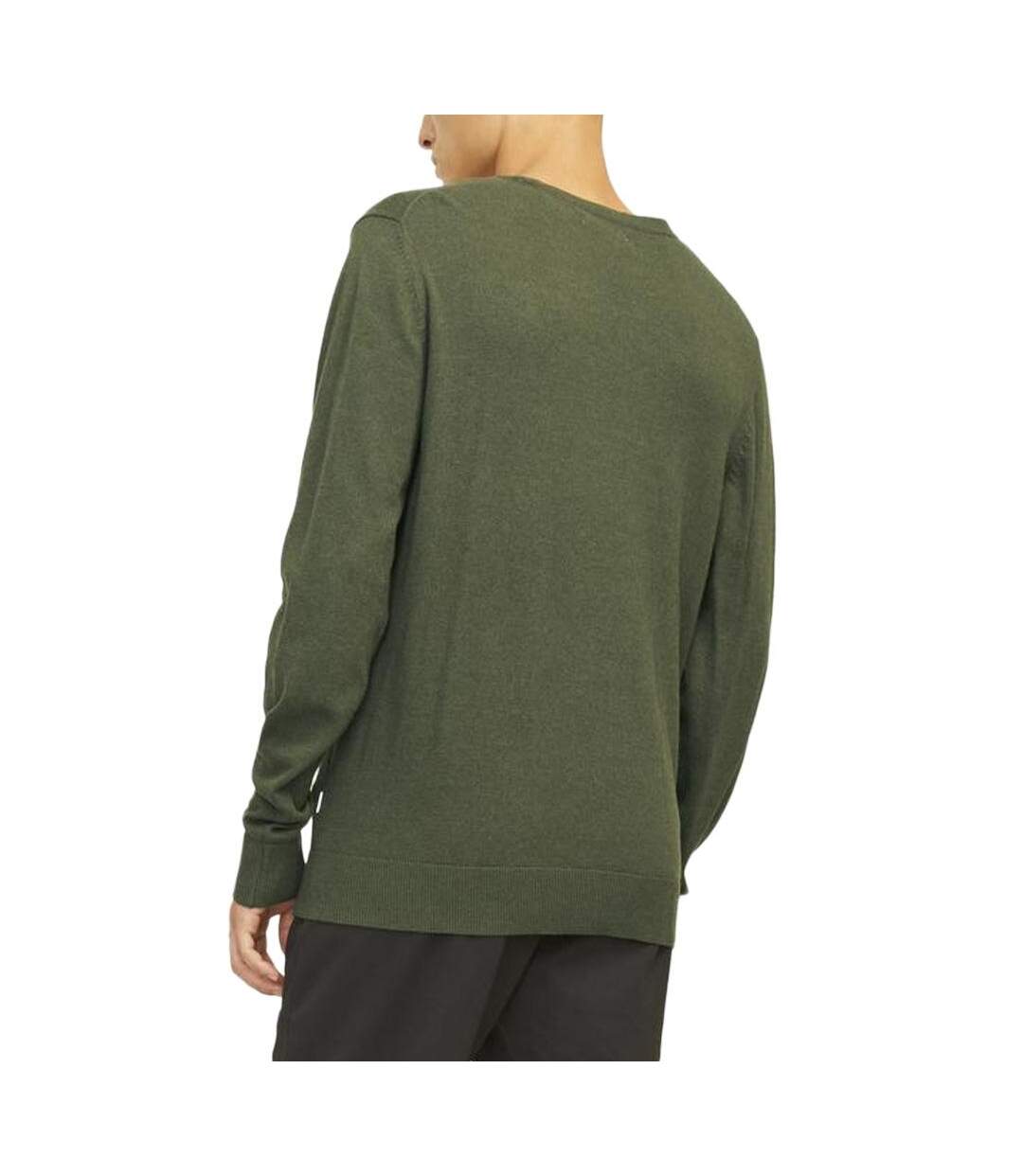 Pulls homme Jack & Jones - Kaki, 11€99