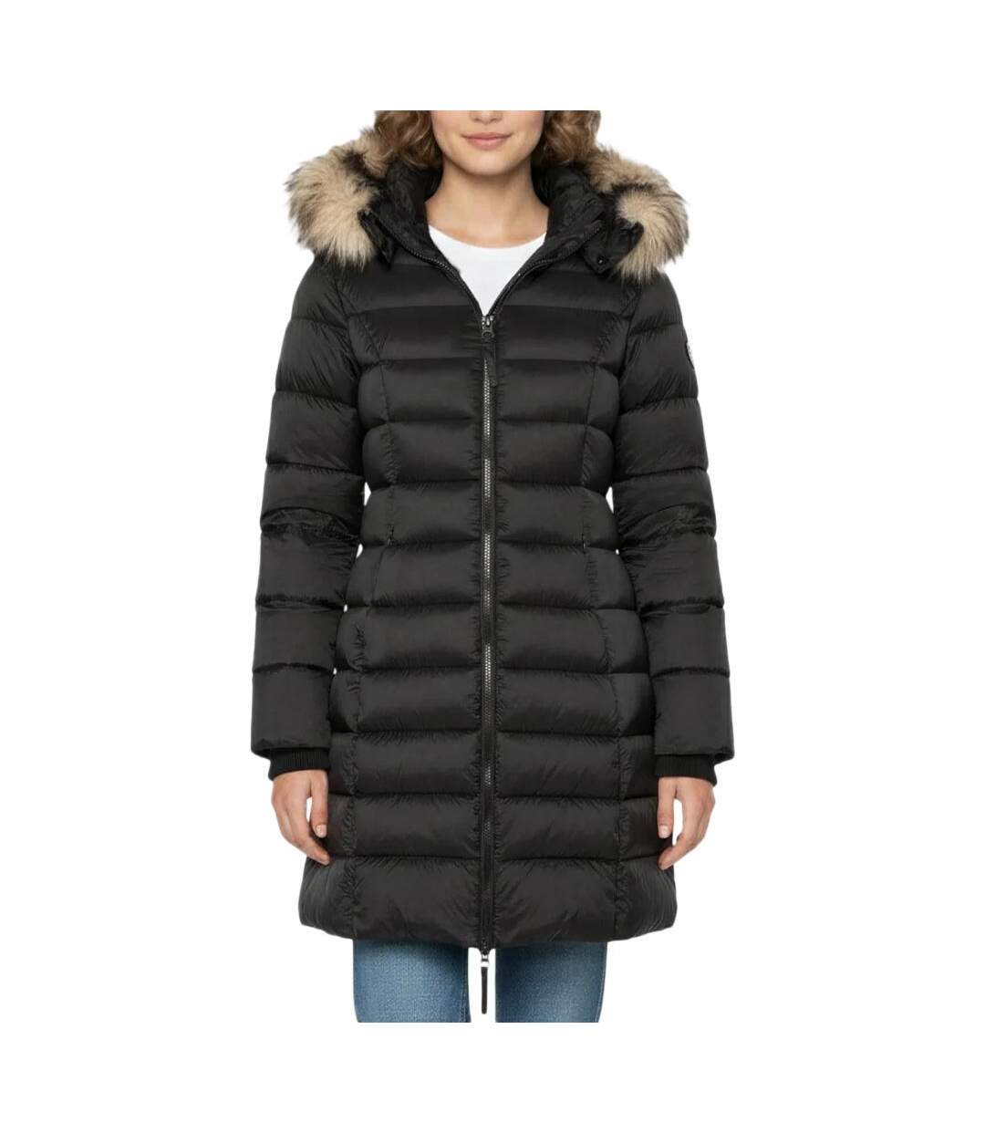 Doudoune noire femme schott lilly - l | Atlas For Men