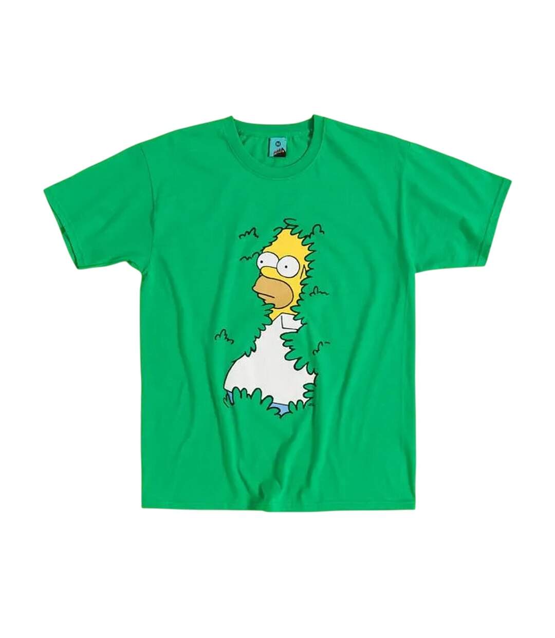 Unisex Adult Homer Simpson T-shirt Hedge Green The Simpsons | Atlas For Men
