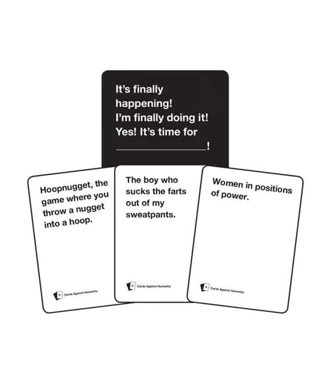 Blue Box Card Game One Size Black White Blue Cards Against Humanity ...