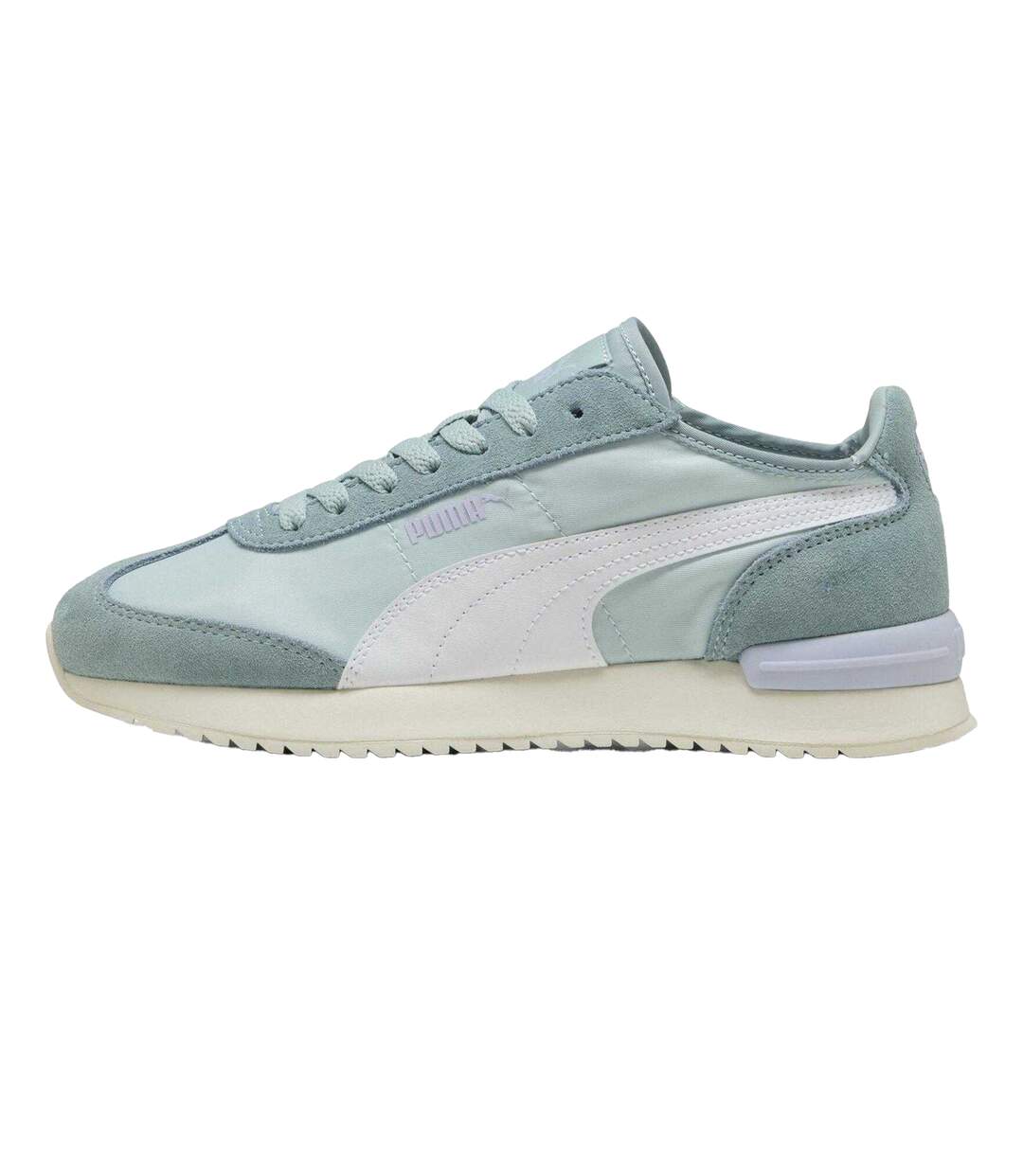 Unisex Adult R78 Wind Leather Trainers Blue White Puma | Atlas For Men