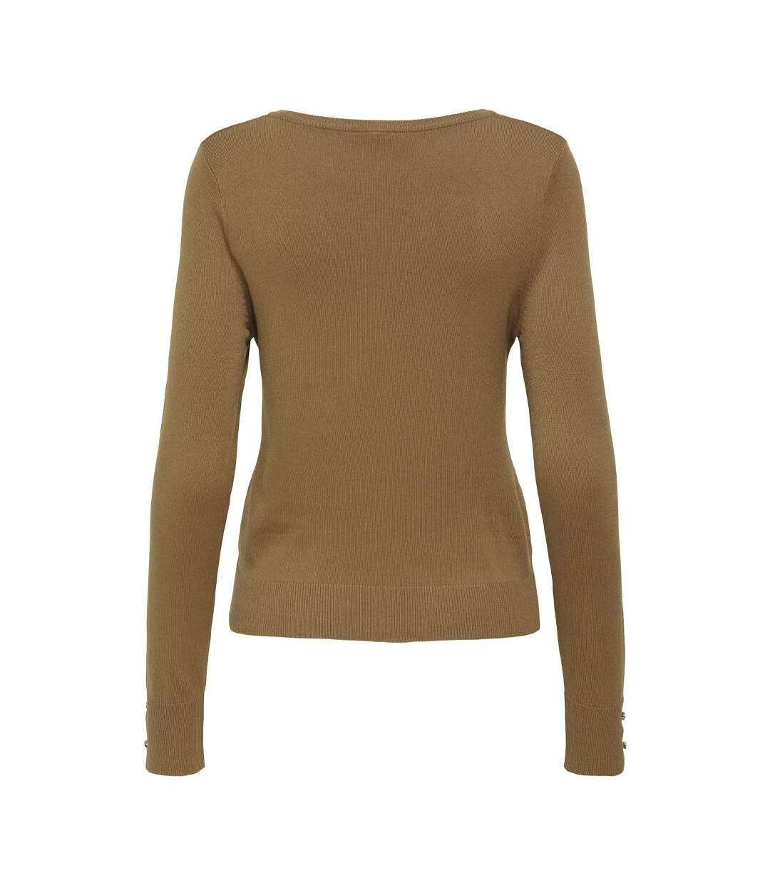 Pulls femme Only - Camel, 23€99