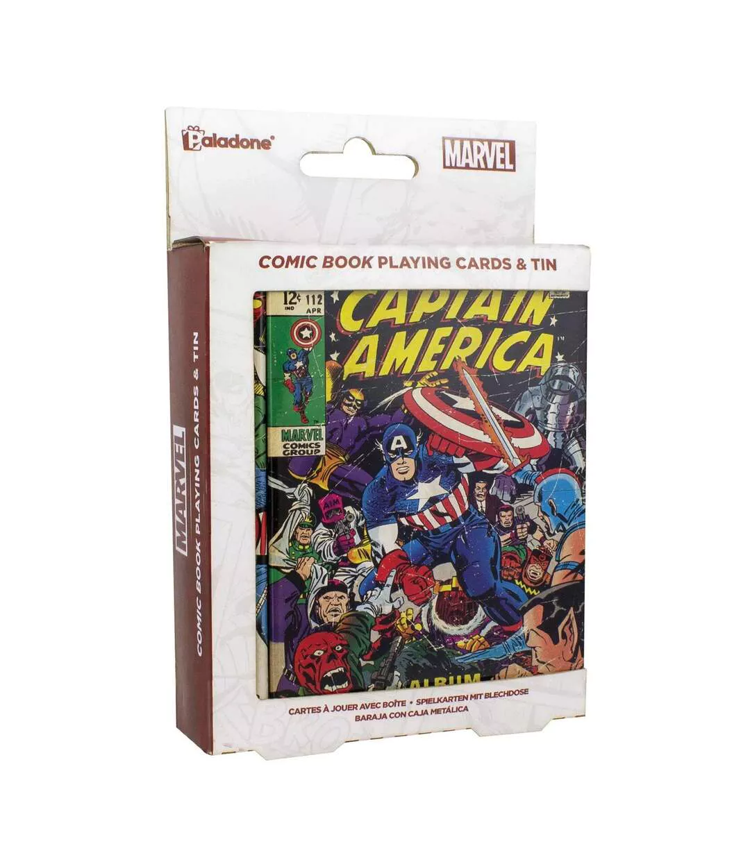 Comic Cover Playing Card Deck One Size Multicoloured Captain America ...