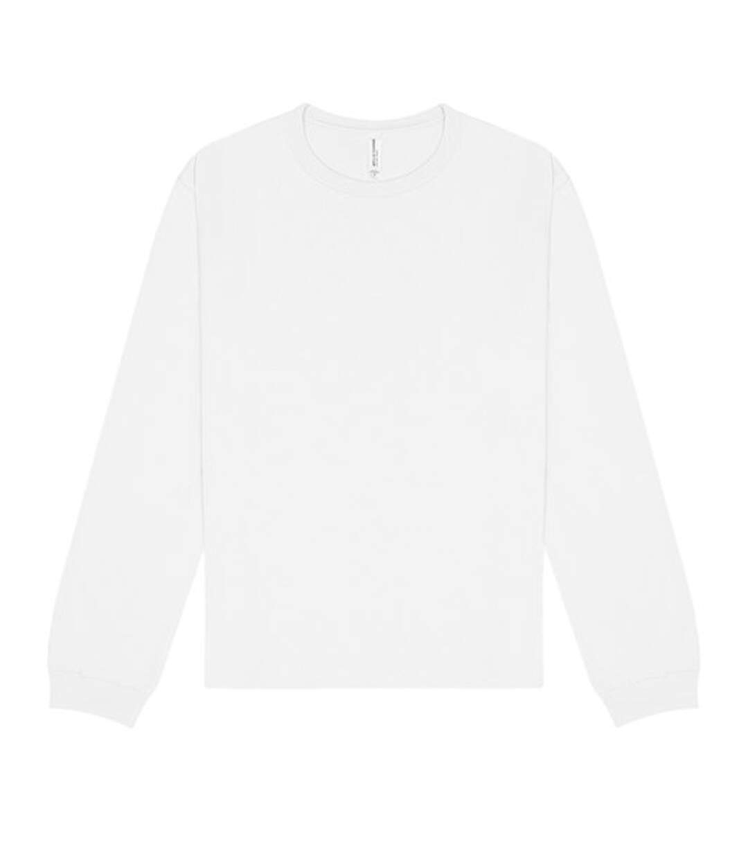 Unisex Adult Heavyweight Long-sleeved T-shirt White Bella + Canvas ...