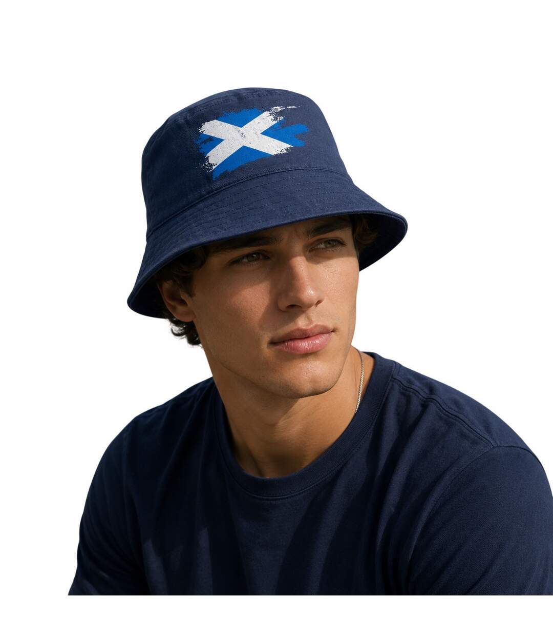 Scottish Flag Bucket Hat Blue White Sport Direct | Atlas For Men
