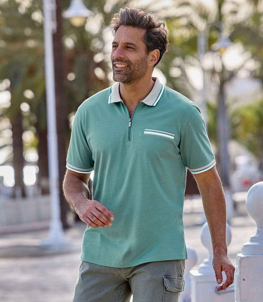 Le Lot de 2 Polos Col Zippé | Atlas For Men